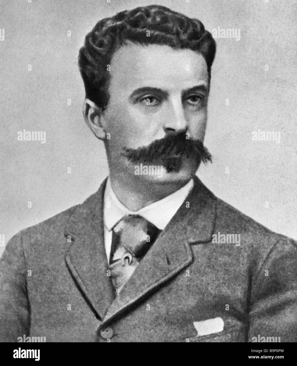 L'écrivain français Guy de Maupassant Photo Stock - Alamy