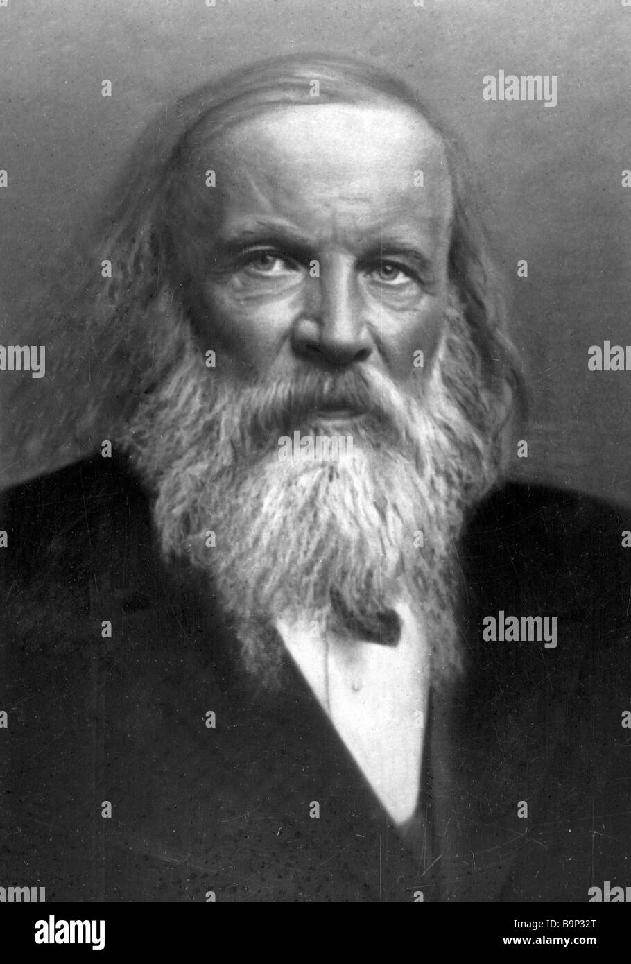 Célèbre chimiste Dmitri Mendeleïev scientifique Photo Stock - Alamy
