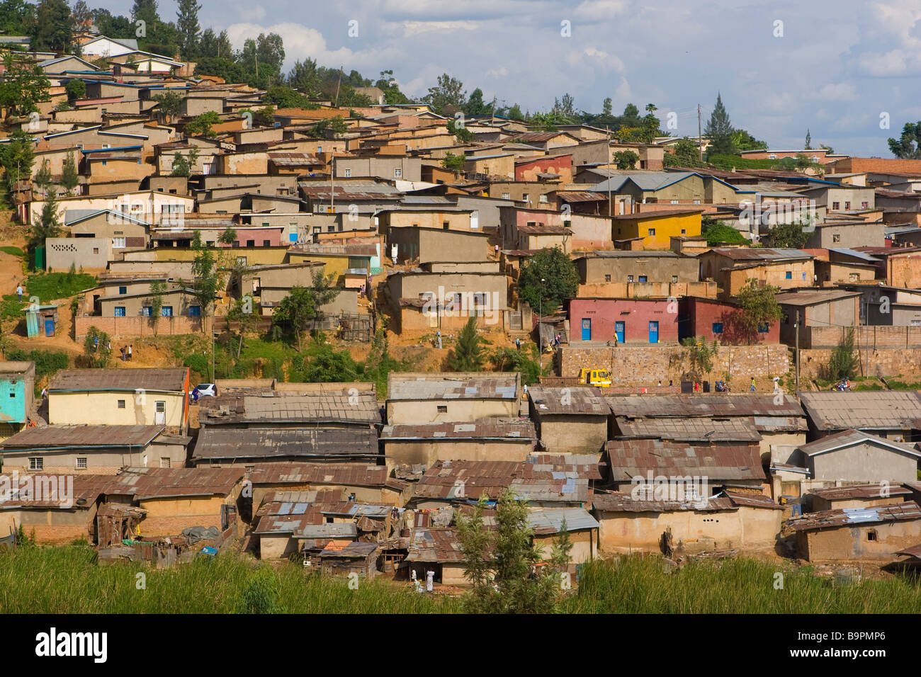 Quartier pauvre, Kigali, Rwanda Photo Stock - Alamy