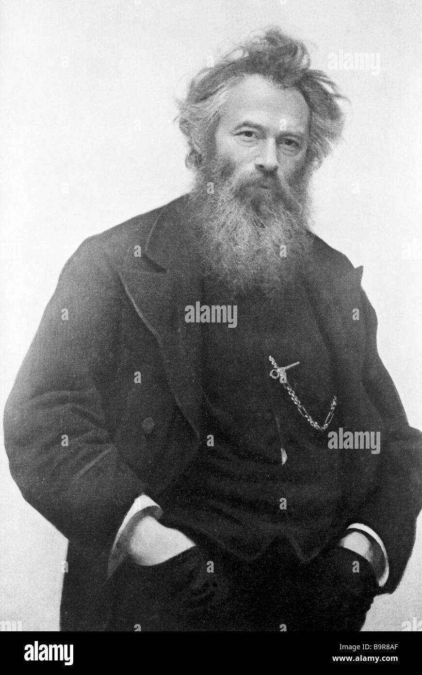 Portrait du peintre russe Ivan Chichkine par Ivan Kramskoi à partir de ...