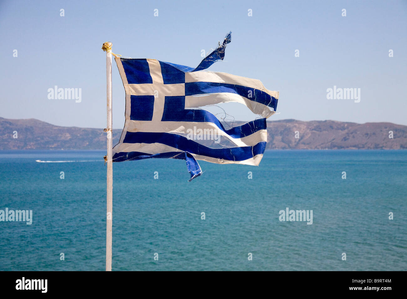 Drapeau grec Banque de photographies et d’images à haute résolution - Alamy