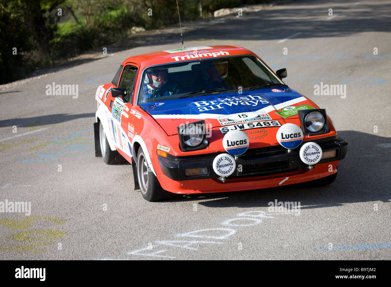 Voiture de rallye triumph tr8 Banque de photographies et d’images à ...