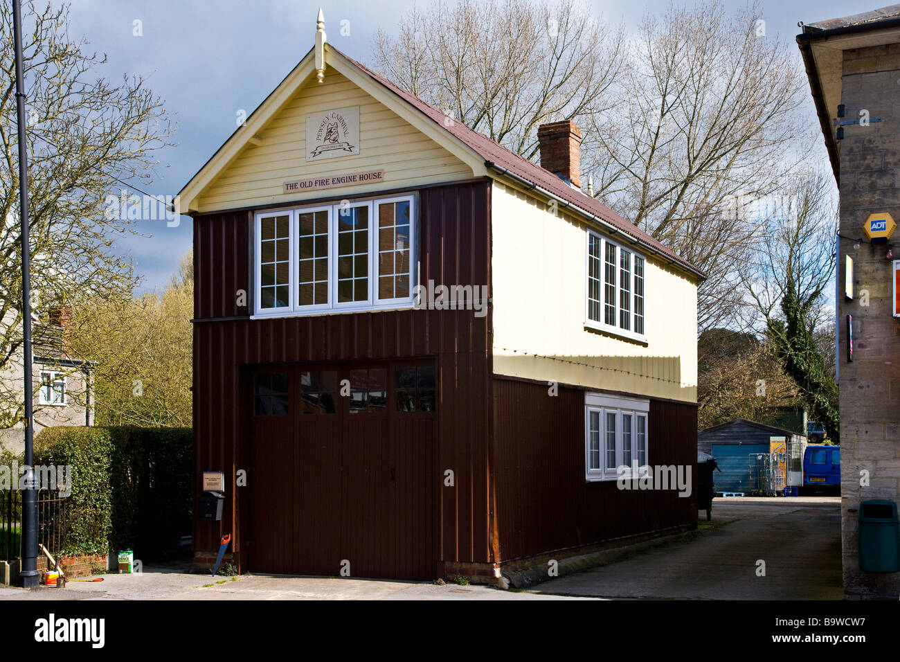 L'ancienne caserne Engine House station ou dans le village de Pewsey ...