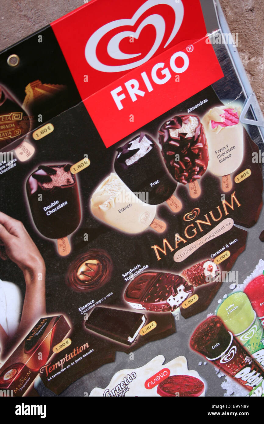 Wall's ice cream stand Banque de photographies et d’images à haute ...