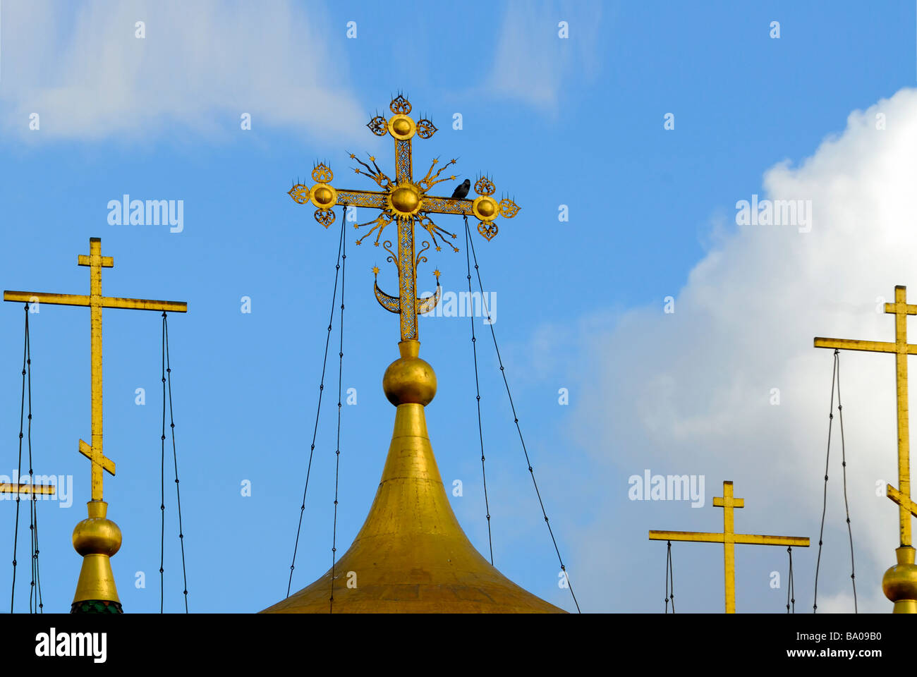 Russian orthodox crosses Banque de photographies et d’images à haute ...