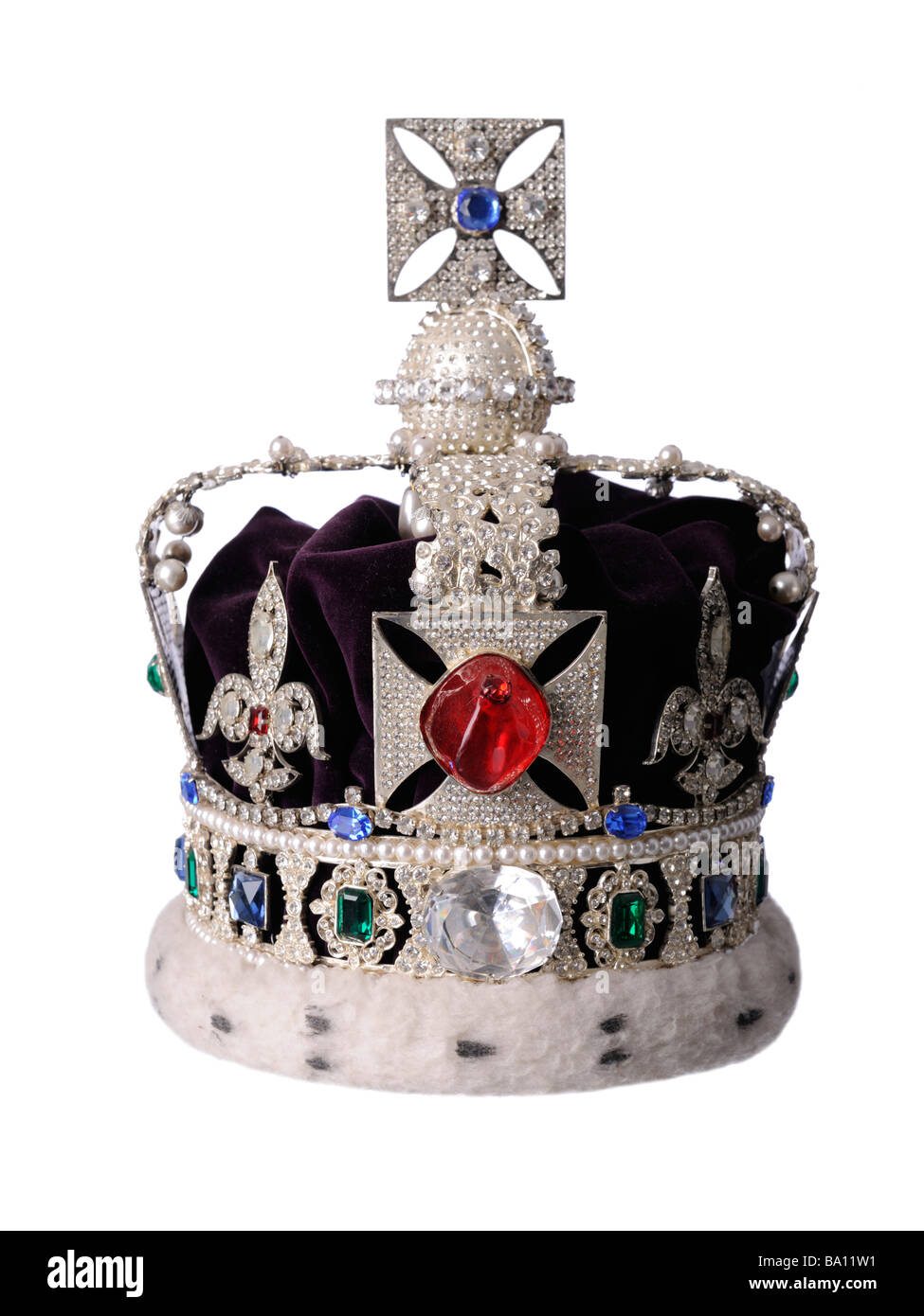 Queen crown Banque d'images détourées - Alamy