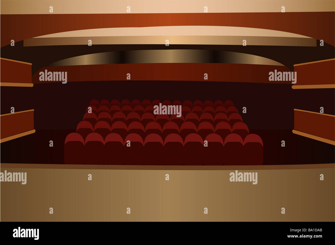 Théâtre scène dessin Banque de photographies et d’images à haute ...