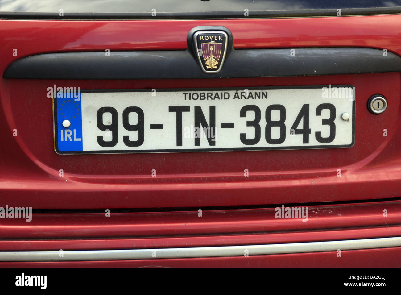 Plaque immatriculation irlande Banque de photographies et d’images à ...