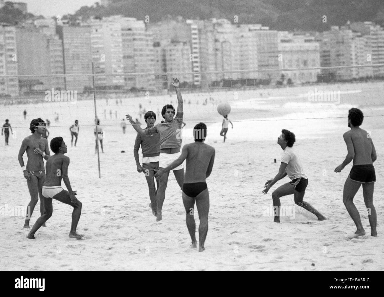 Mode des années 1980 garcon Banque d'images noir et blanc - Alamy