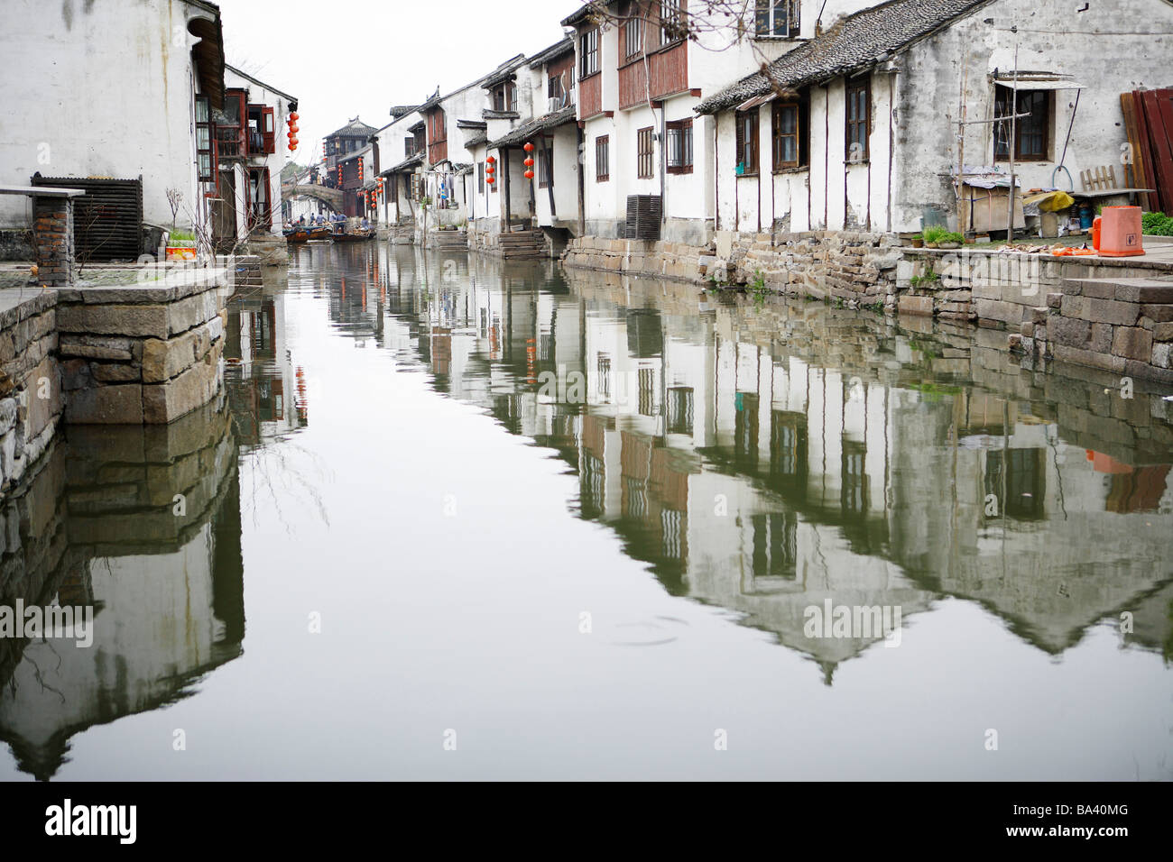 La province de Jiangsu, Chine Kunshan City Zhouzhuang Ville ...