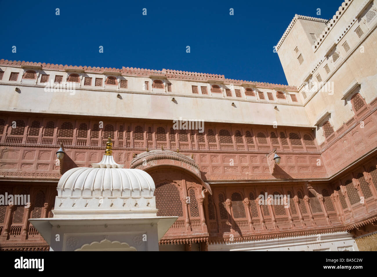 Karan Mahal, Fort de Junagarh, Bikaner, Rajasthan, India Photo Stock ...