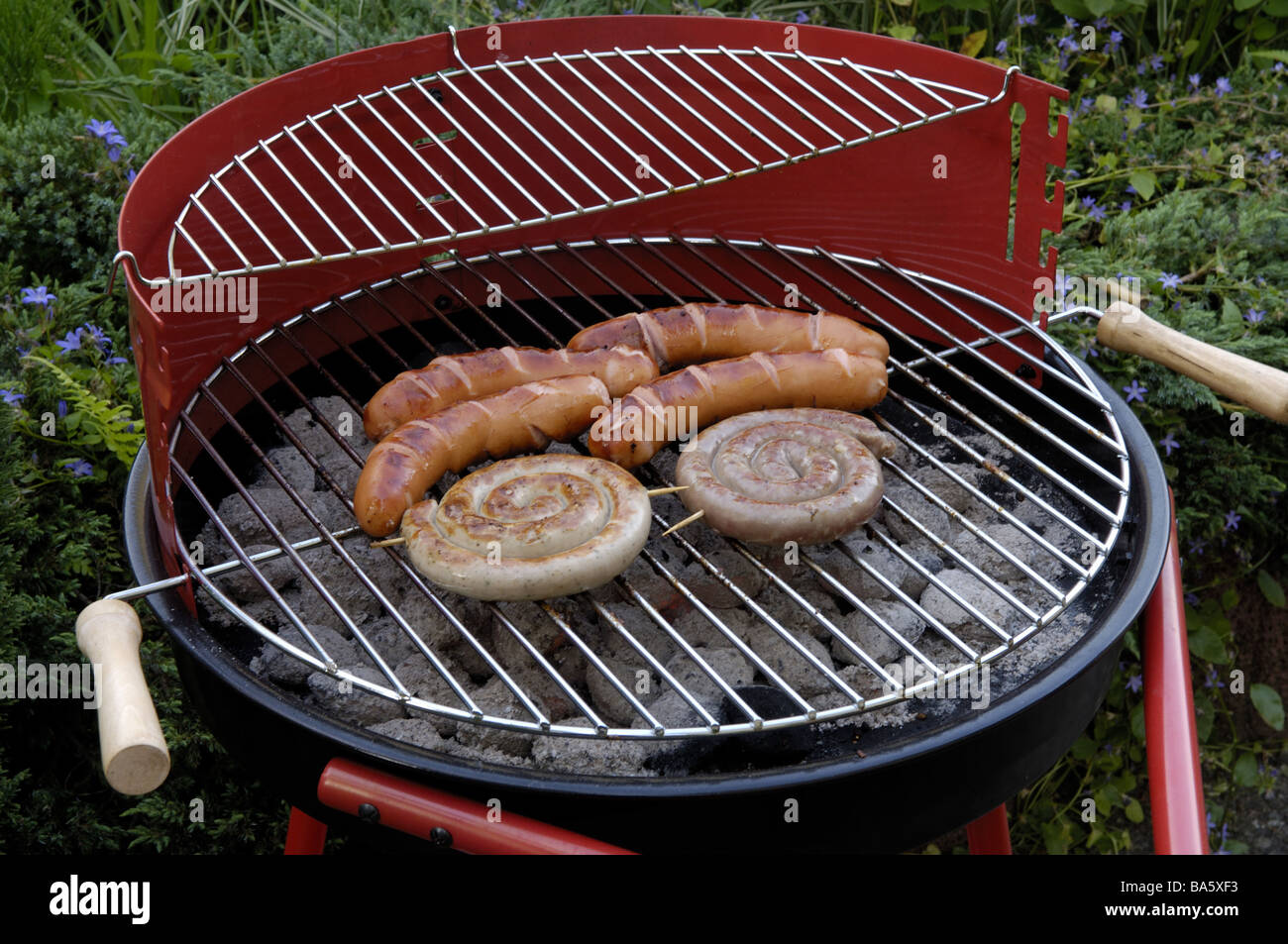 Grill au charbon de bois grill rouille-propriété jardin cuisiniers ...