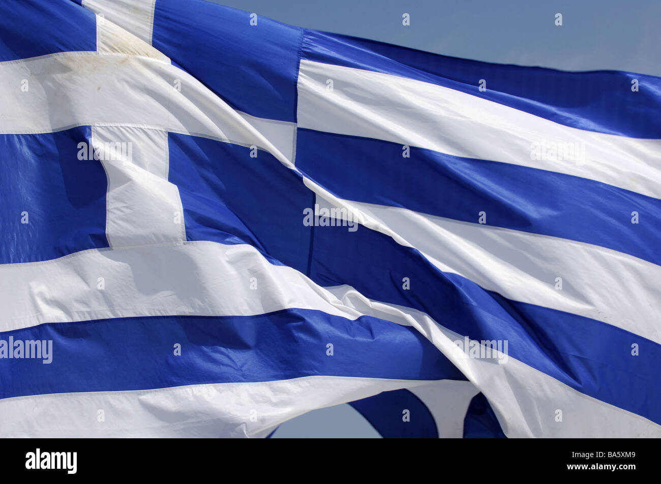 Drapeaux nationaux Grèce détail drapeau drapeau enseigne nationale ...