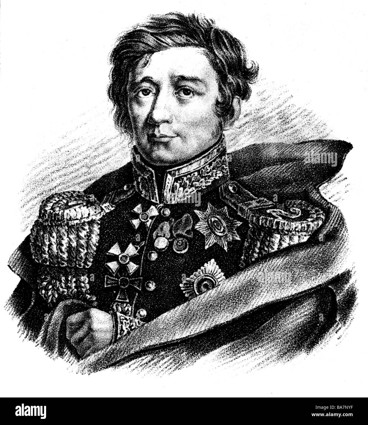 Portrait noblesse russe 19eme siecle Banque de photographies et d ...