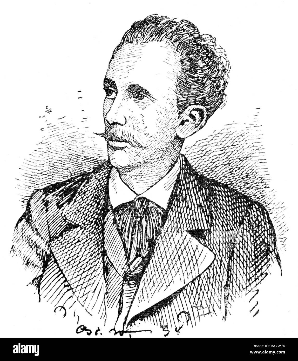 Richard strauss portrait Banque d'images noir et blanc - Alamy