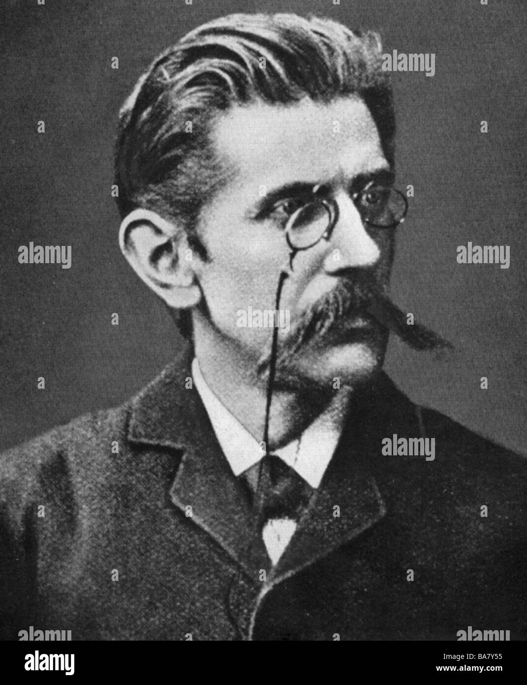 Jacobsen, Jens Peter, 7.5.1847 - 30.4.1885, auteur/écrivain danois ...