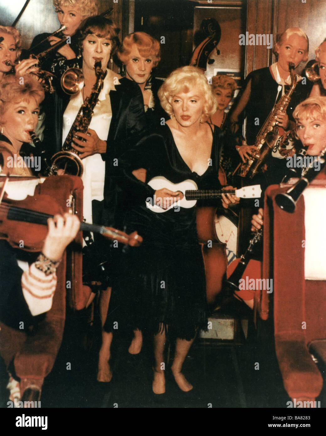 Marilyn monroe certains l'aiment chaud Banque de photographies et d ...