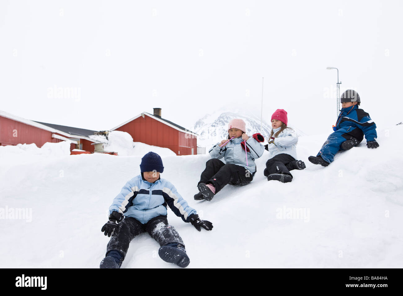 Greenland children Banque de photographies et d’images à haute ...