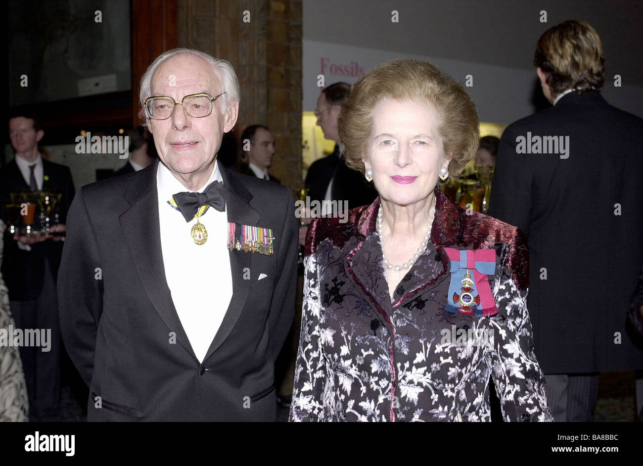 La baronne Margaret Thatcher LADY THATCHER ET MARI SIR DENIS THATCHER ...