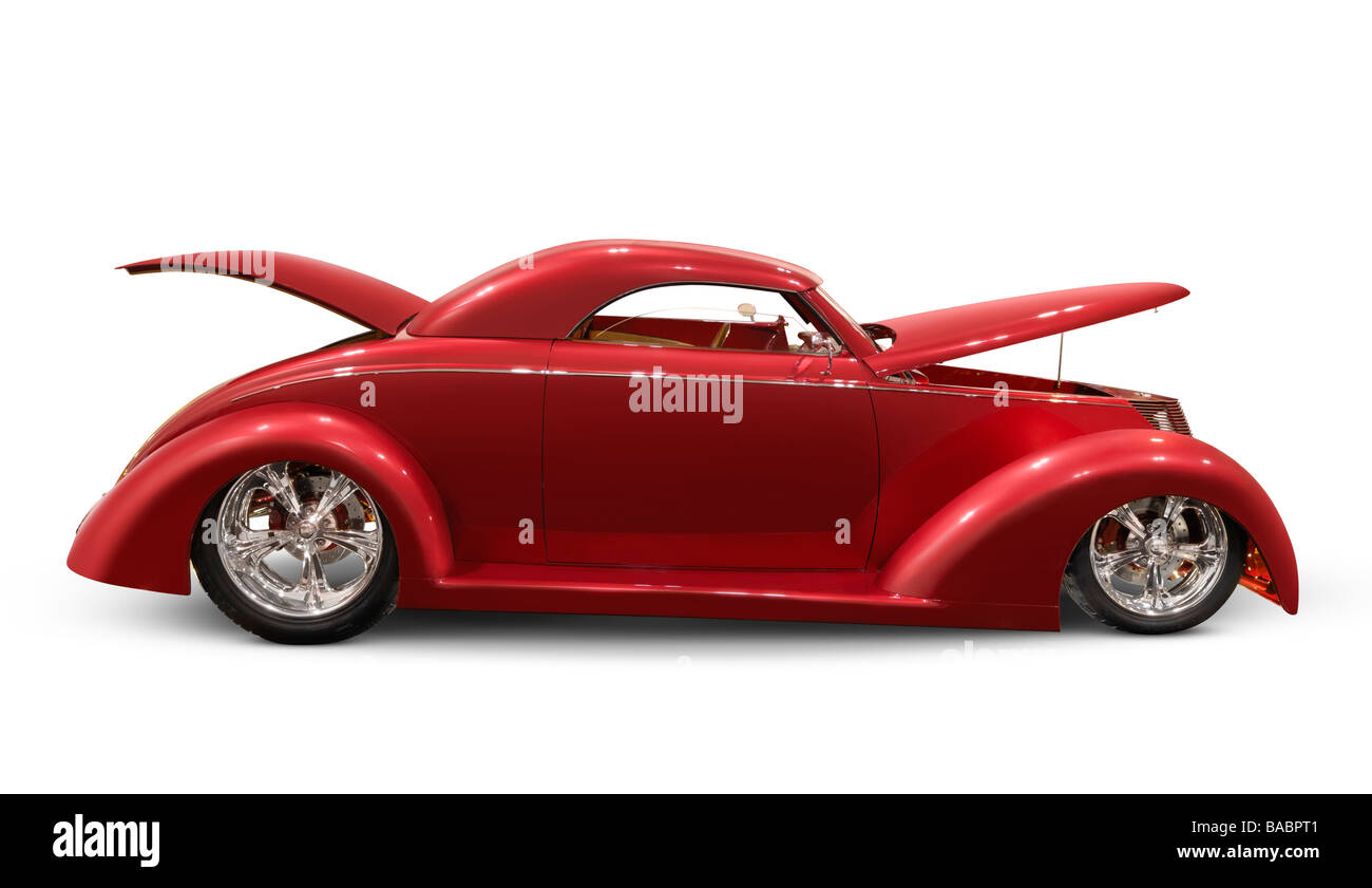 Vieux rouge vintage roadster ford classique Banque de photographies et ...