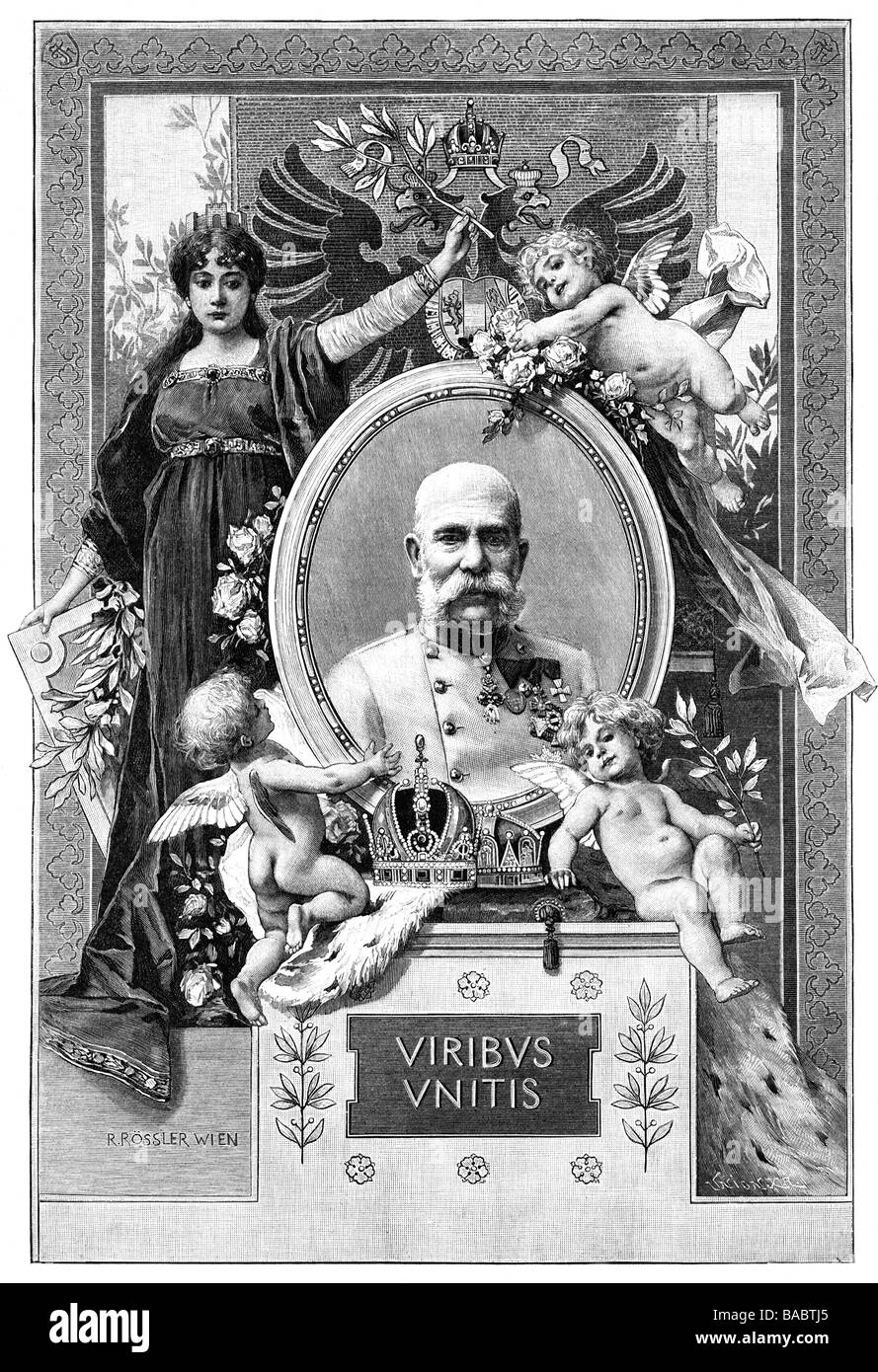 Rudolf rossler Banque d'images noir et blanc - Alamy