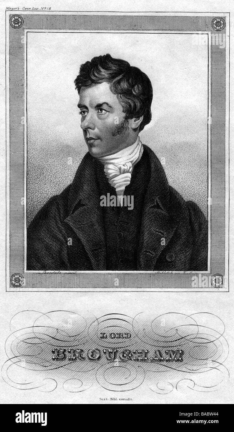 Politicien henry peter brougham Banque de photographies et d’images à ...