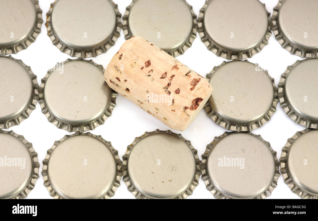 Capsules de bouteilles de vin Banque de photographies et d’images à ...