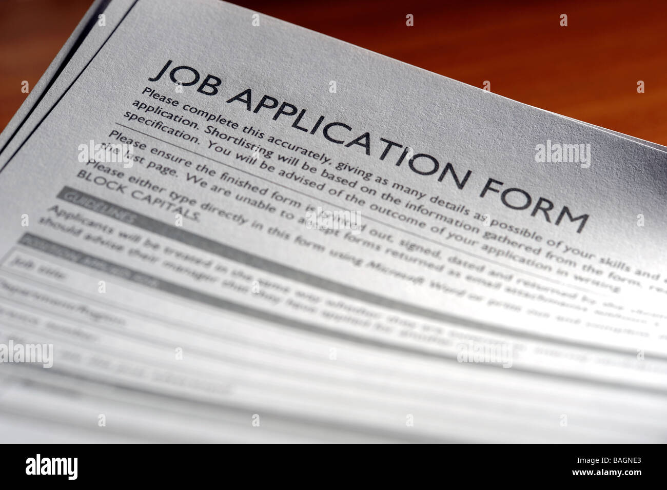 Solicitud de empleo Banque de photographies et d’images à haute ...