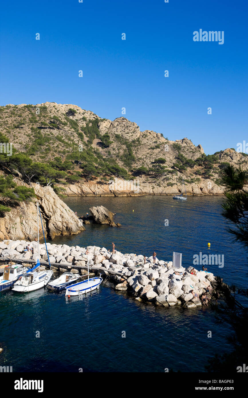 Calanque de mejean Banque de photographies et d’images à haute ...