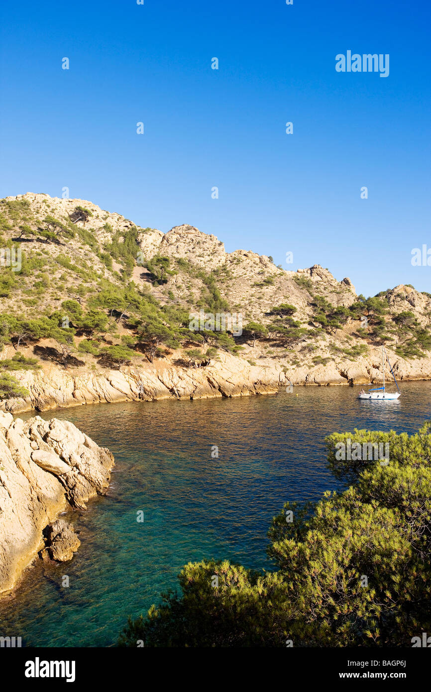 France, Bouches du Rhône, Marseille, la Côte Bleue (la Côte Bleue), la ...
