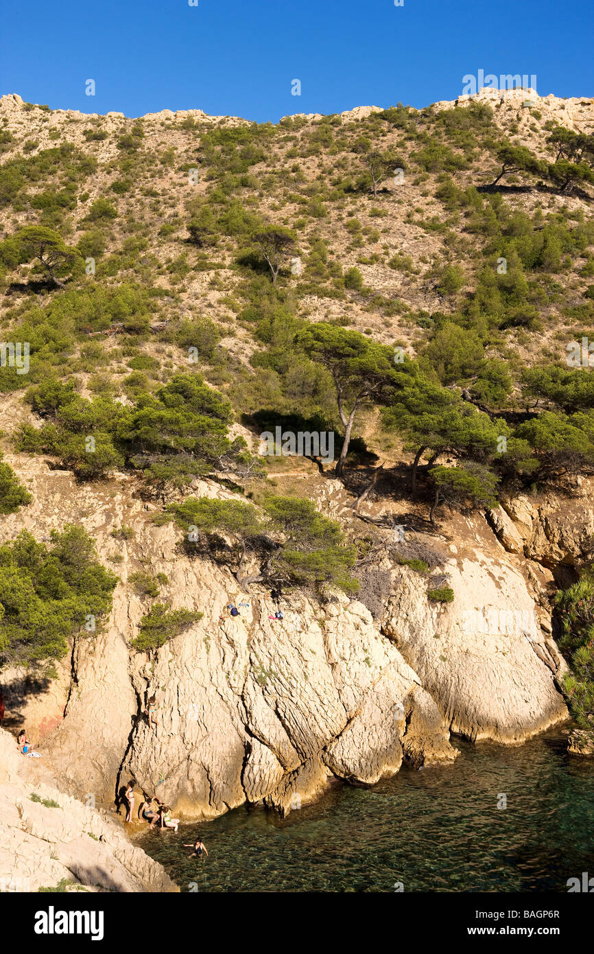 Calanque de mejean Banque de photographies et d’images à haute ...