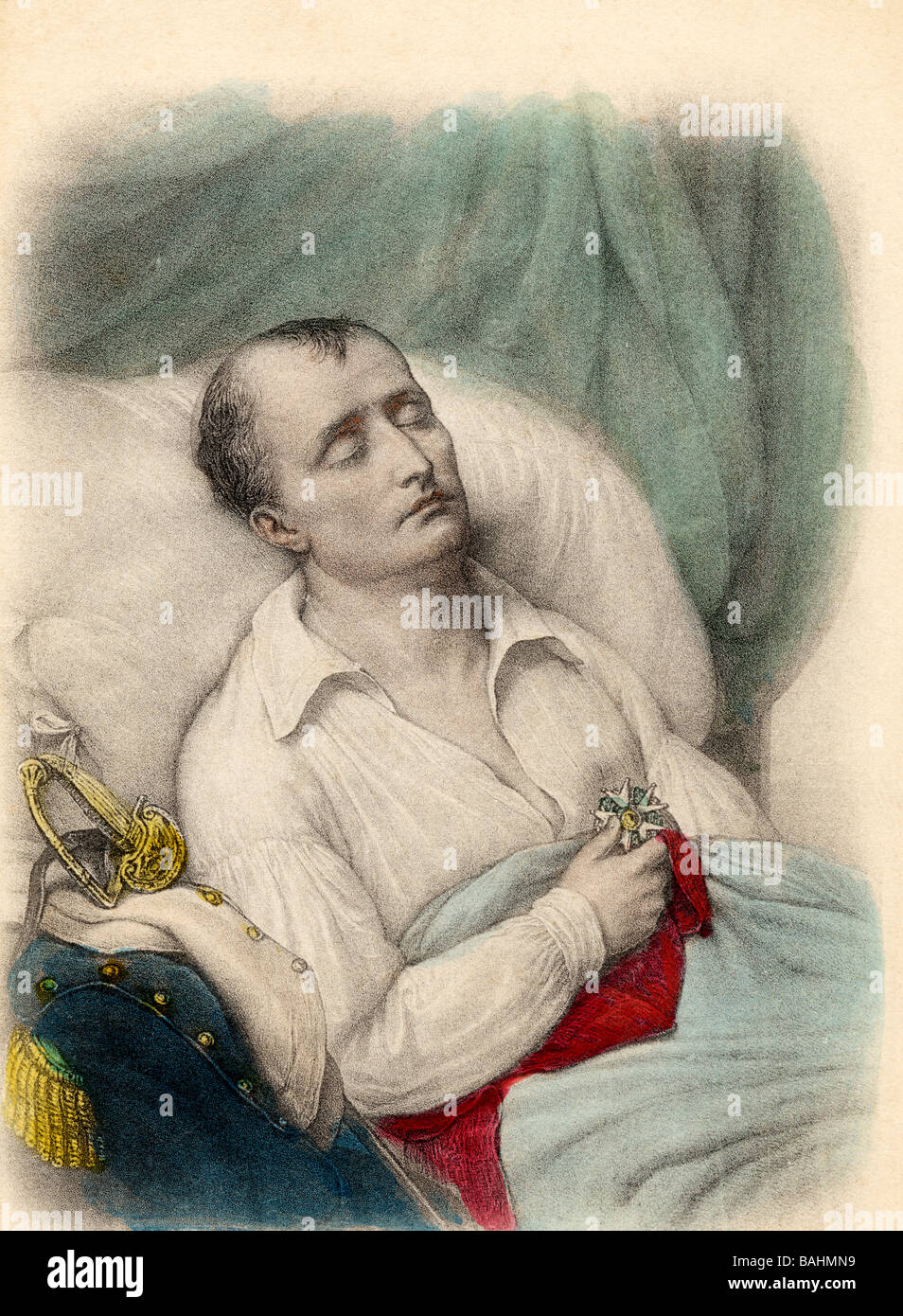 Death of napoleon bonaparte Banque de photographies et d’images à haute ...