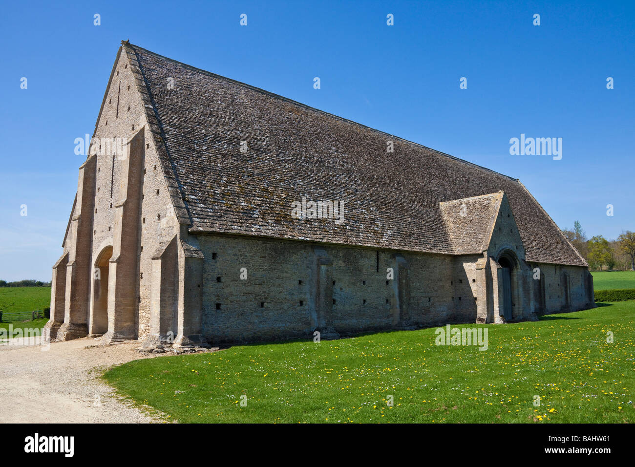 Grande dîme médiévale xive siècle Coxwell ou grange monastique grange ...