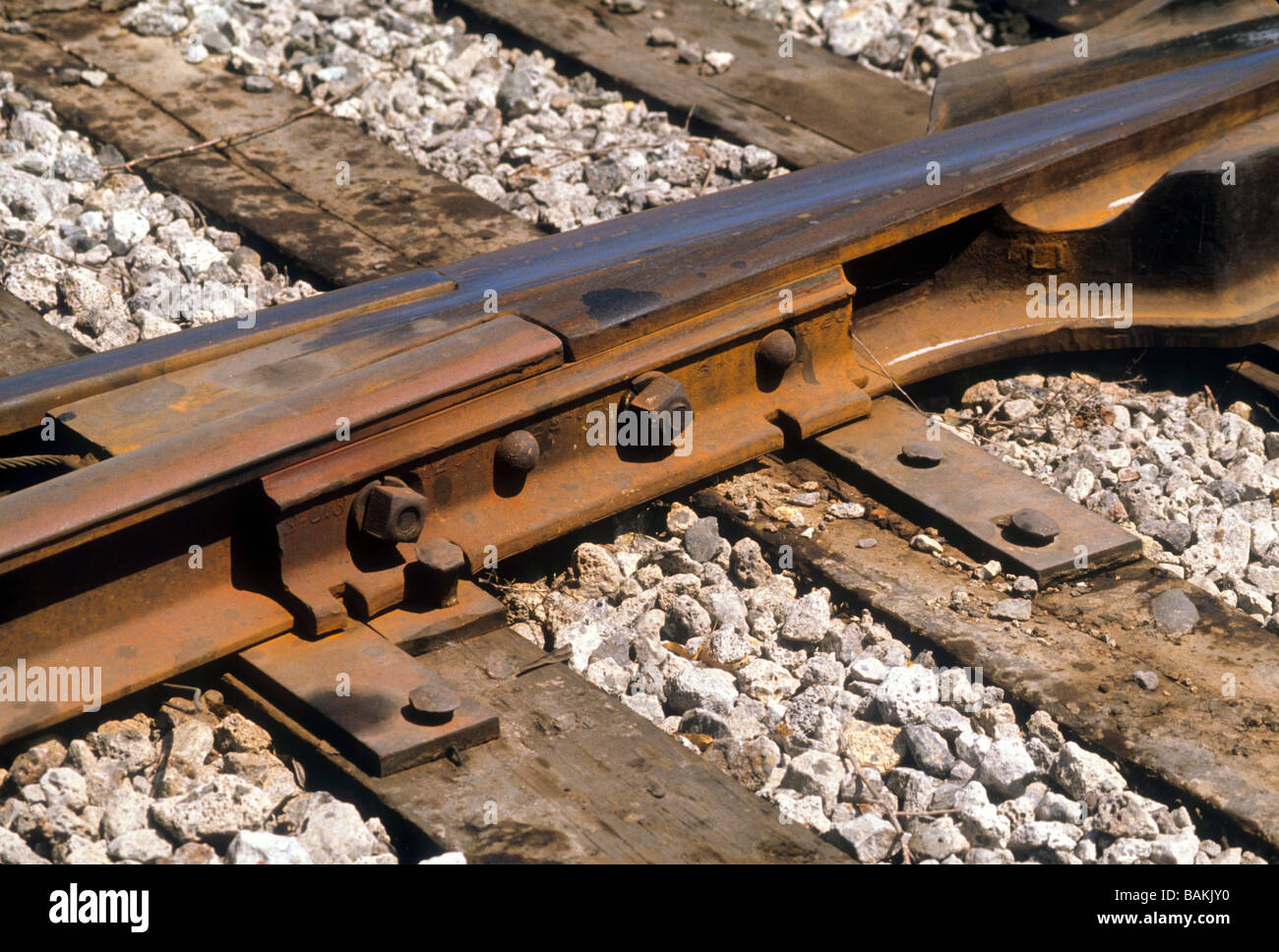 Rail joint Banque de photographies et d’images à haute résolution - Alamy
