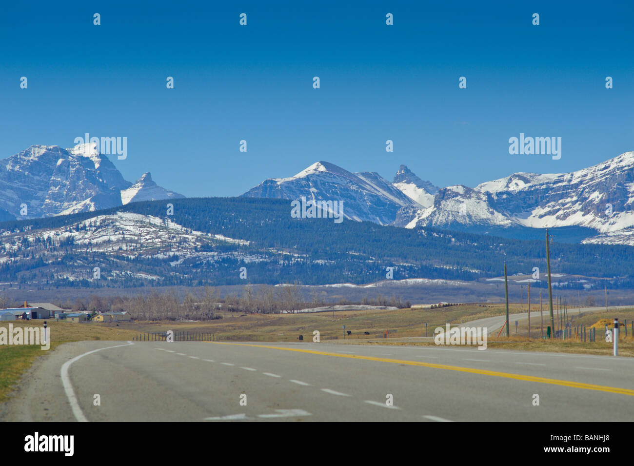 Autoroute 5 sud de l'alberta Banque de photographies et d’images à ...