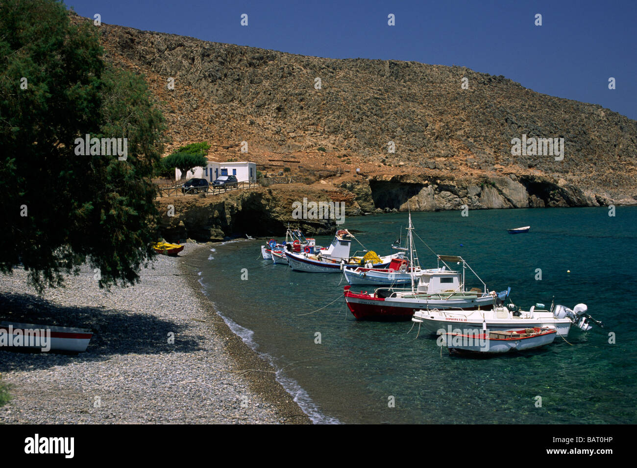 Greece crete kato zakros beach Banque de photographies et d’images à ...