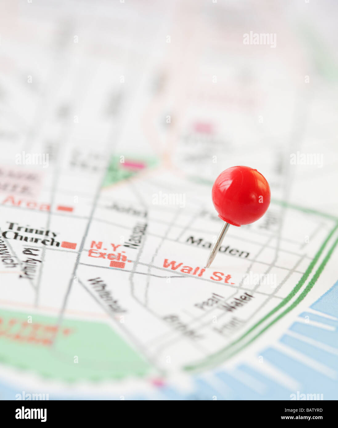 Wall street map new york Banque de photographies et d’images à haute ...