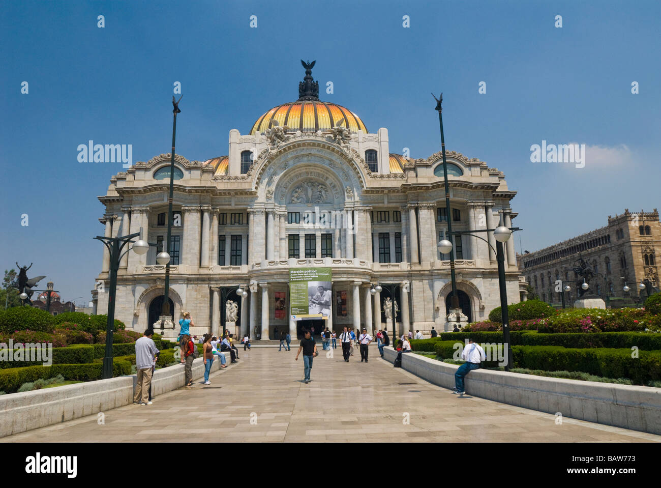 Adamo boari palacio beaux arts architecture en marbre Banque de ...