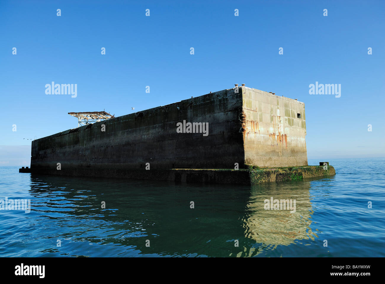 Port artificiel à arromanches Banque de photographies et d’images à ...