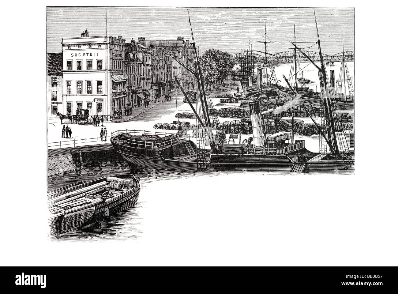 Bateaux trois mats quai Banque de photographies et d’images à haute résolution - Alamy