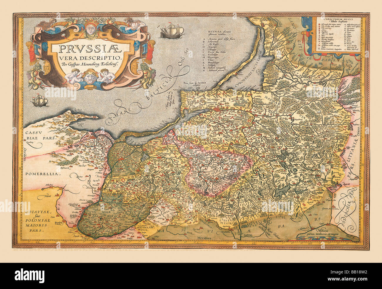 Carte de la prusse Banque d'image et photos - Alamy