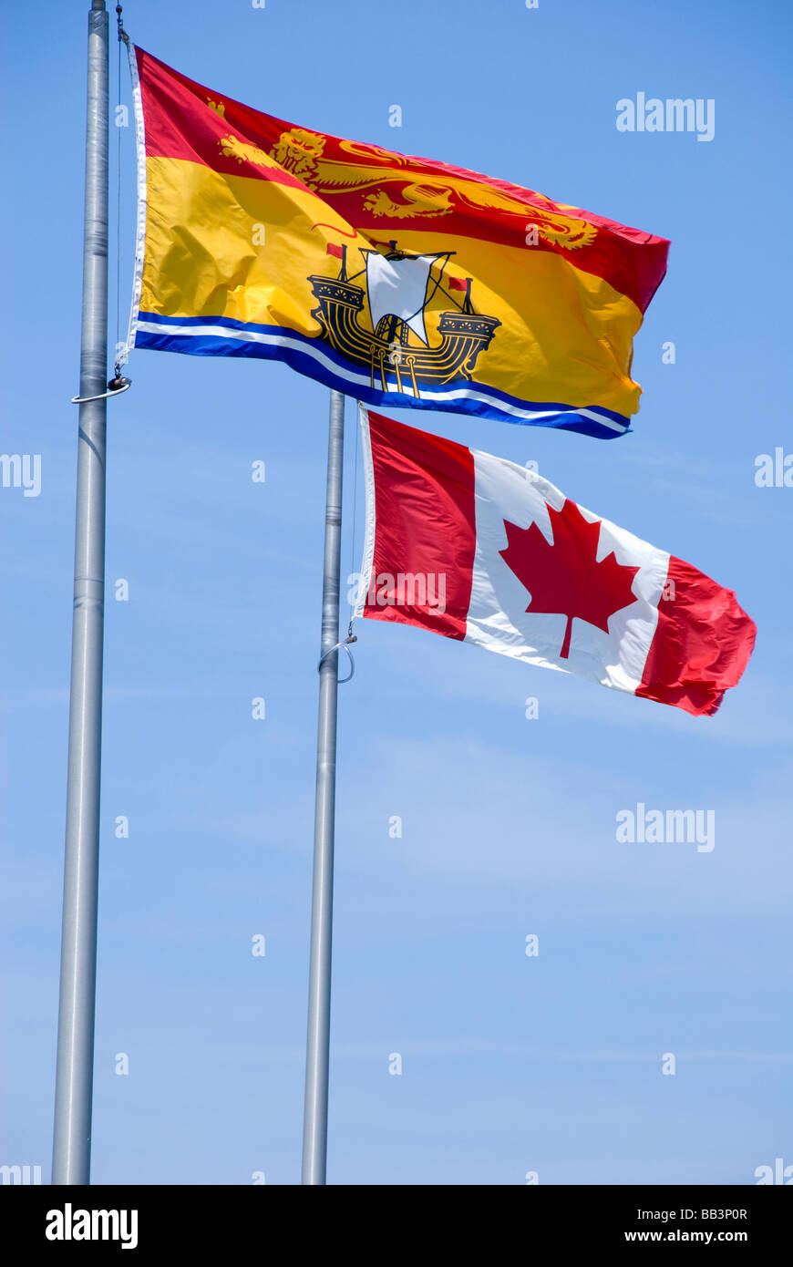 Drapeau du nouveau brunswick Banque de photographies et d’images à ...