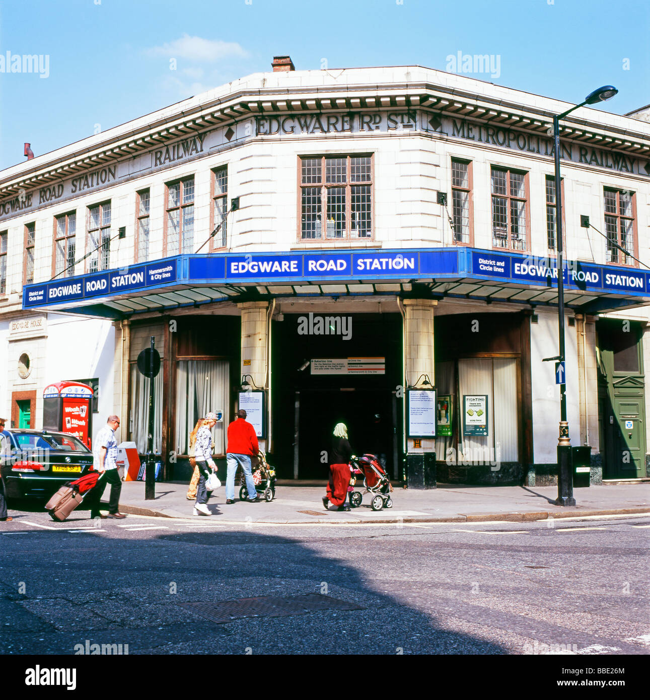 Edgware road london underground station Banque de photographies et d ...