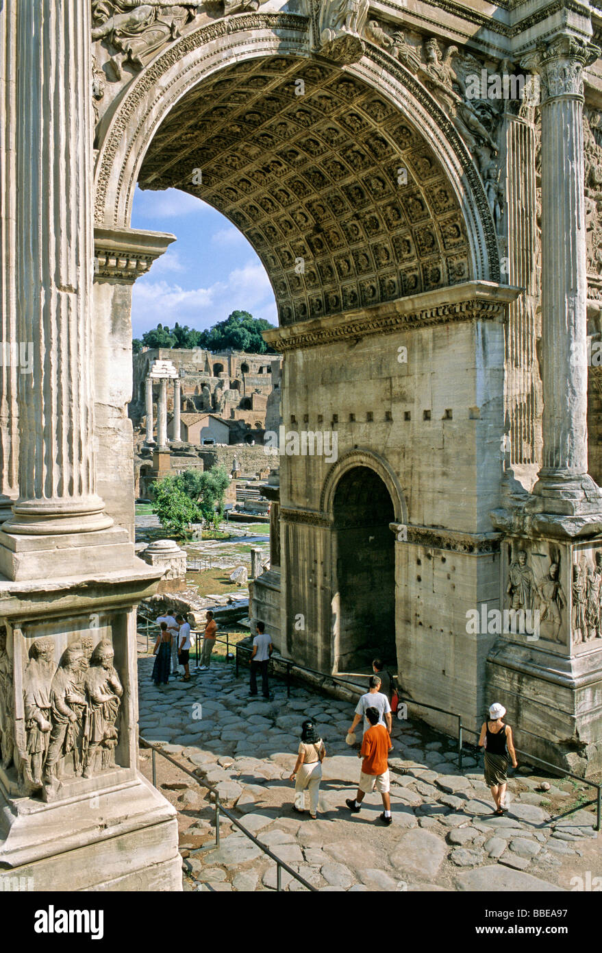 Relief arch septimius severus roman Banque de photographies et d’images ...