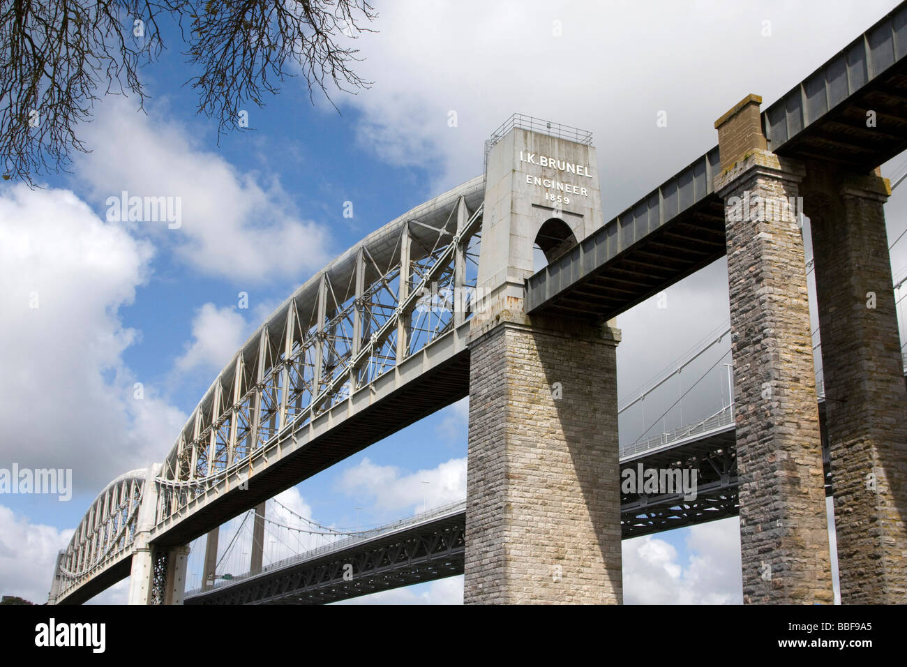 Les ponts de la Rivière Tamar - Royal Albert Pont ferroviaire et du ...