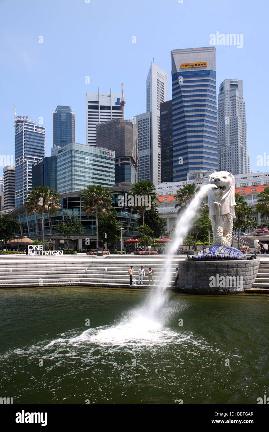 Le parc du monument au merlion Banque de photographies et d’images à ...