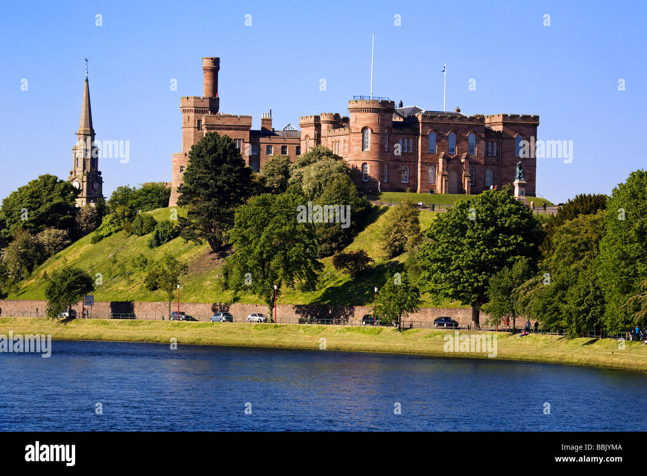 Le Château d'Inverness, Inverness, Écosse, région des Highlands Photo ...