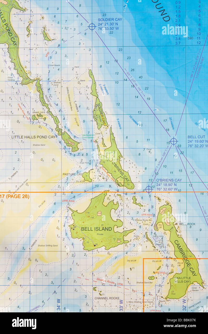 Carte marine Banque de photographies et d’images à haute résolution - Alamy