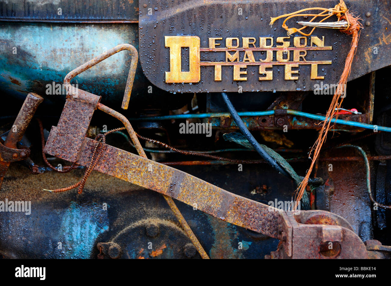 Ancien moteur du tracteur Fordson Major Photo Stock - Alamy