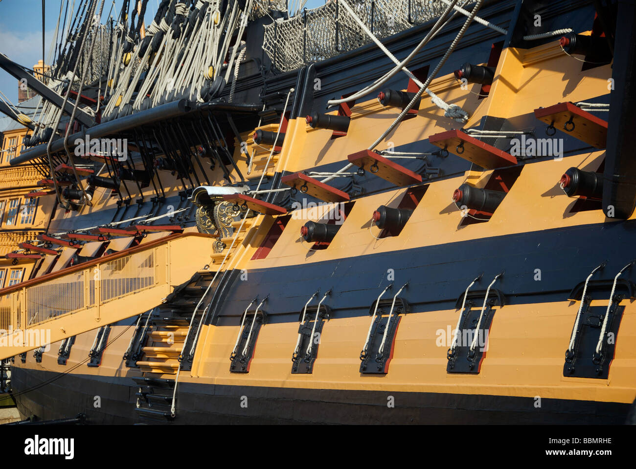HMS Victory Naval docks du port de Portsmouth Photo Stock - Alamy